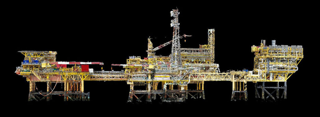 Terra Drone Europe conducts oil rig platform survey, 3D modeling for Shell